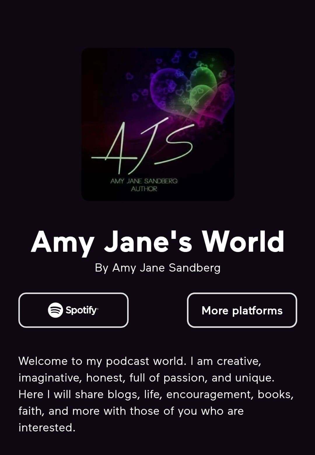 Podcasts | Amy Jane's World